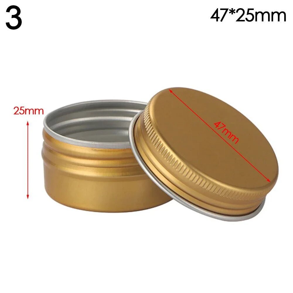 Мини алюминиевая банка для крема 3