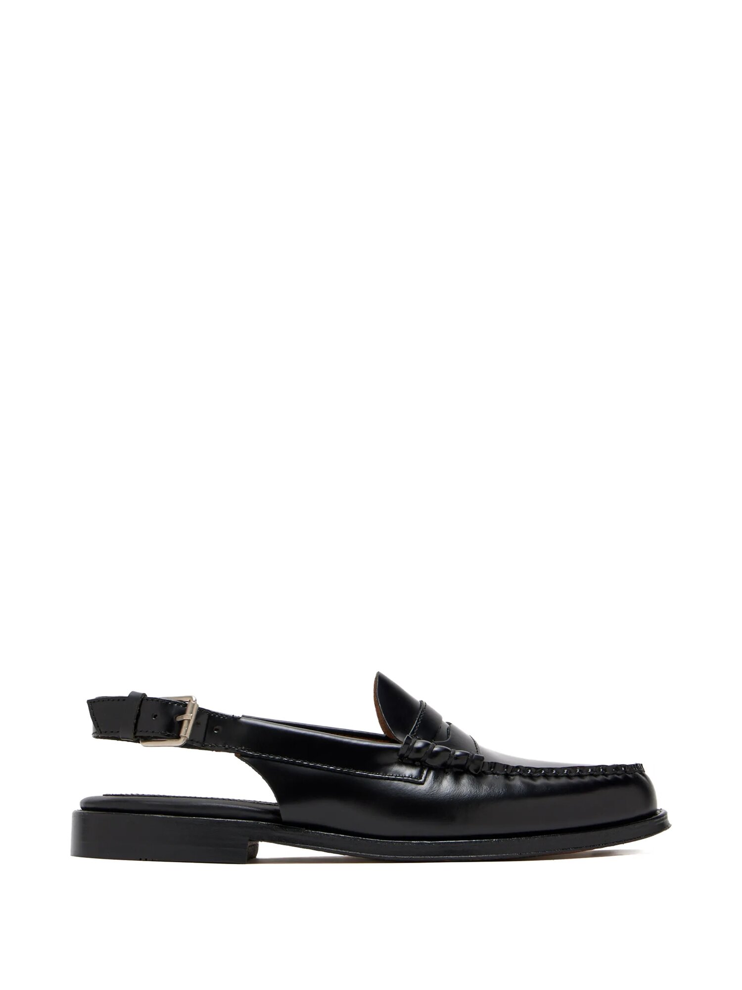 Лоферы Leather slingback loafers