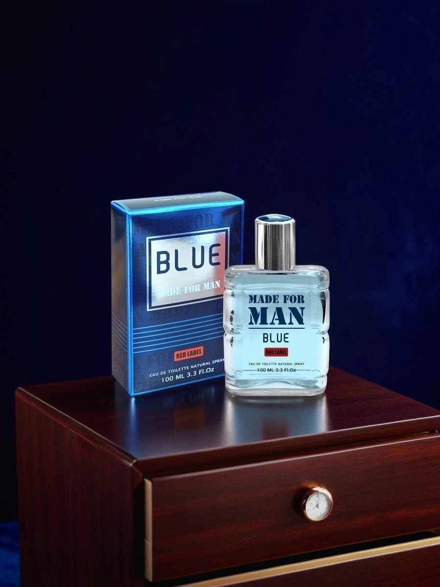 Delta parfum (Red Label). Туалетная вода мужская Made For Man Blue, 100мл.