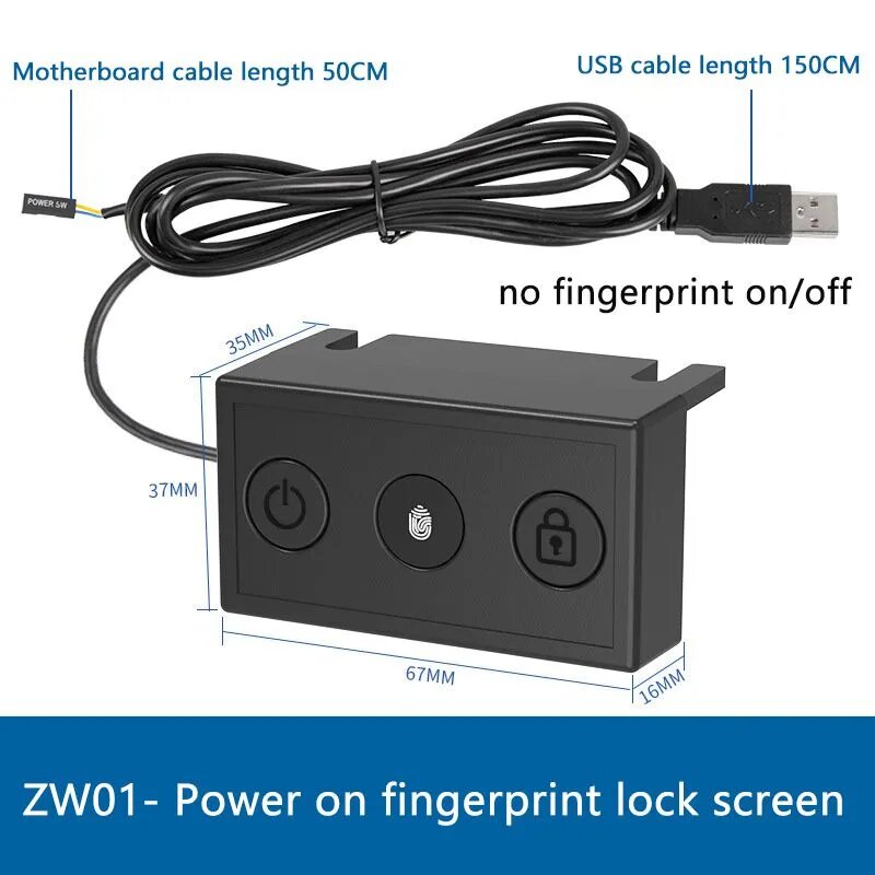 USB сканер отпечатков пальцев / USB блокиратор ПК со сканером отпечатков пальцев hello windows