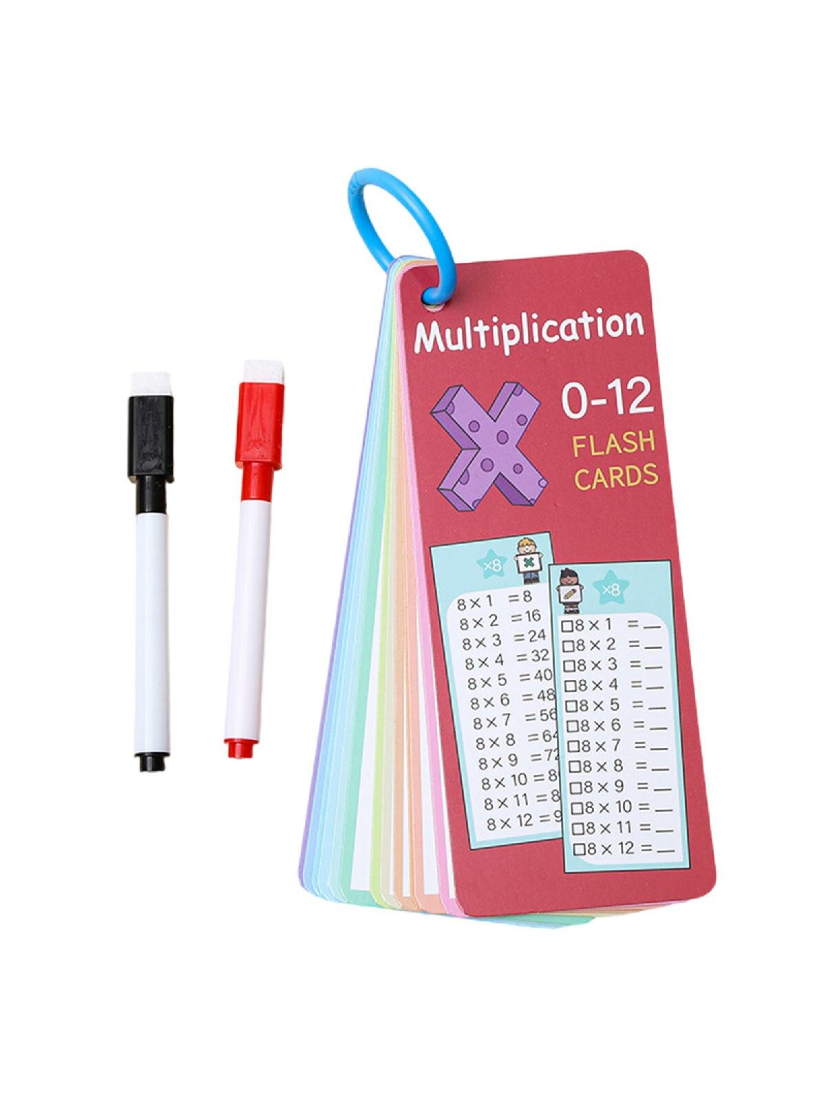 Карточки с фактами по математике с ручками для детей Карточки для обучения математике в классе