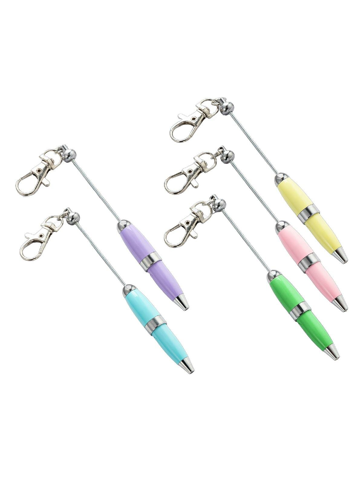 Ручка для письма 5шт, шариковая ручка с брелоком, ручка-роллер для студентов