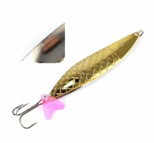 Блесна двойная шумовая, 28 гр(Форма рыбы, крючок)