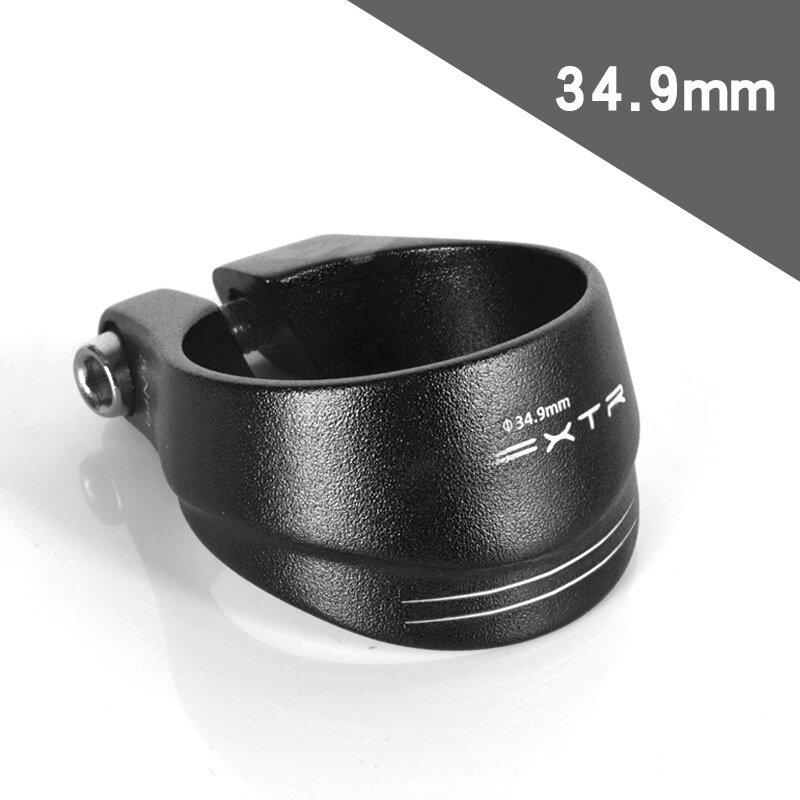 Клепан для седла велосипеда UNO из алюминиевого сплава для горных велосипедов и дорожных велосипедов, фиксирующий клепан для ребра седла, аксессуары для велосипедов, кросс-бордер (Широкий черный 34.9мм, Универсальный размер)