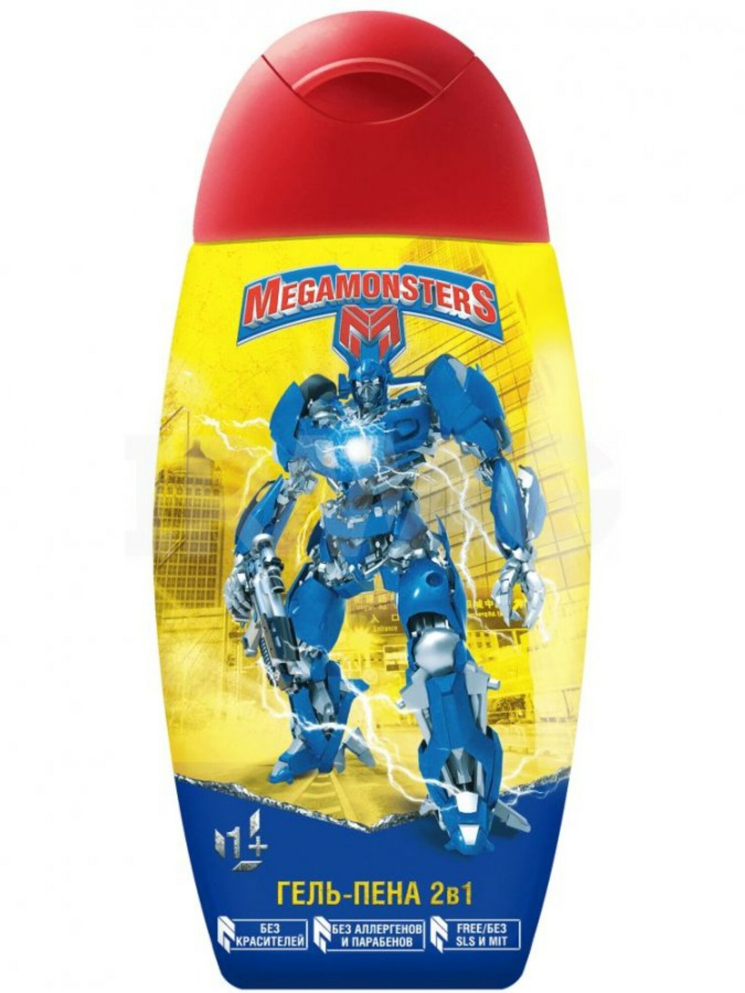 Гель-пена детская Мегамонстры 2в1, 300мл