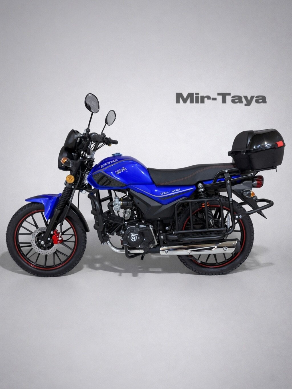 Мопед ROCKOT ALPHA TOURIST M-12 (синий глянцевый) 125 см3 (2024 год)