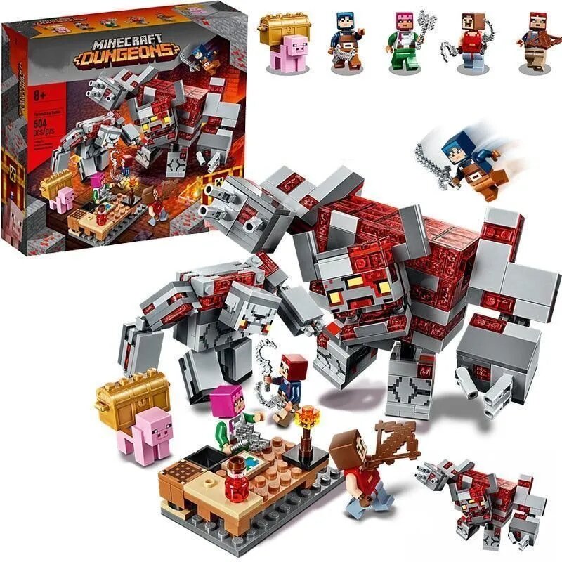 Конструктор LEGO Minecraft 21163 Битва за красную пыль
