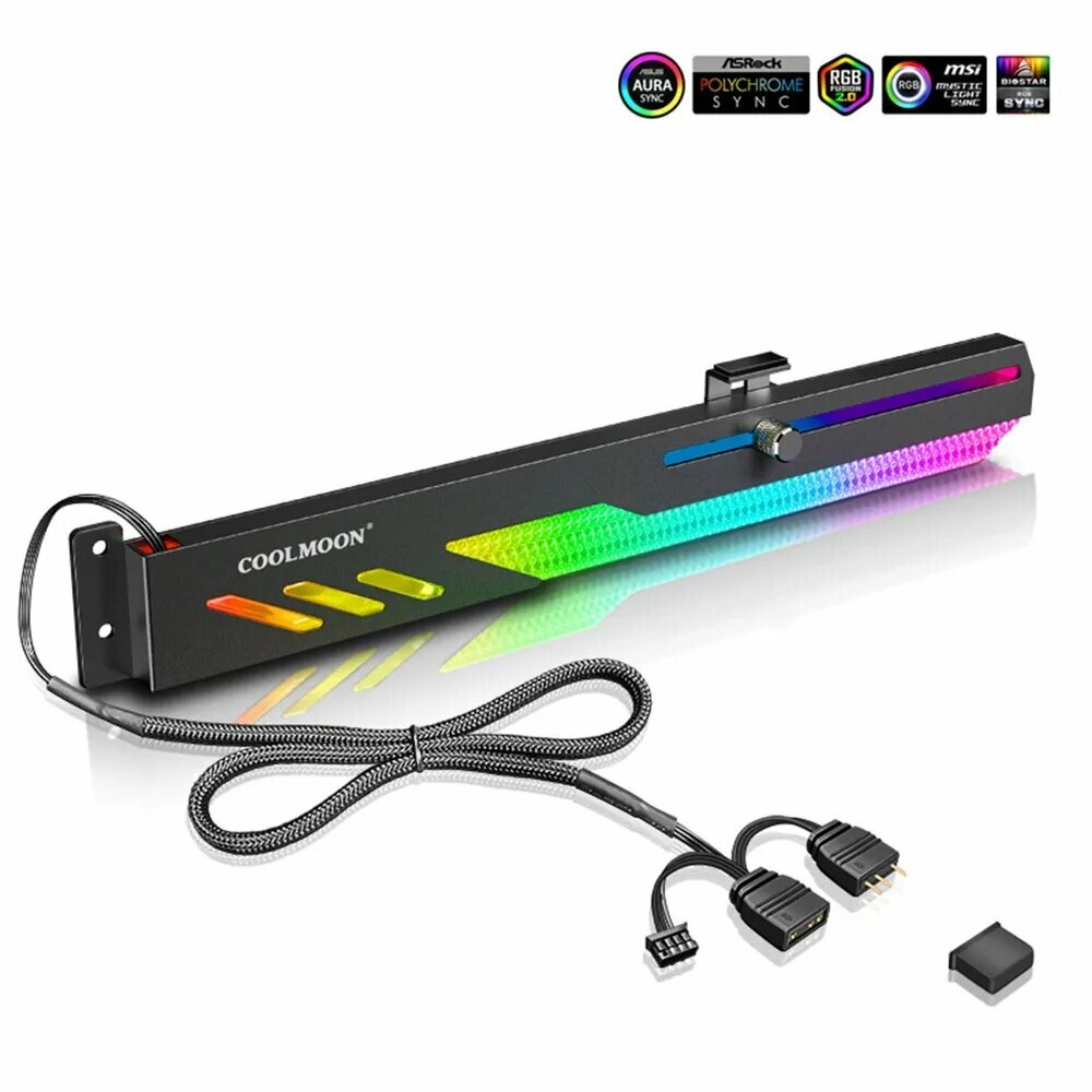 Держатель для видеокарты COOLMOON GT8-черный