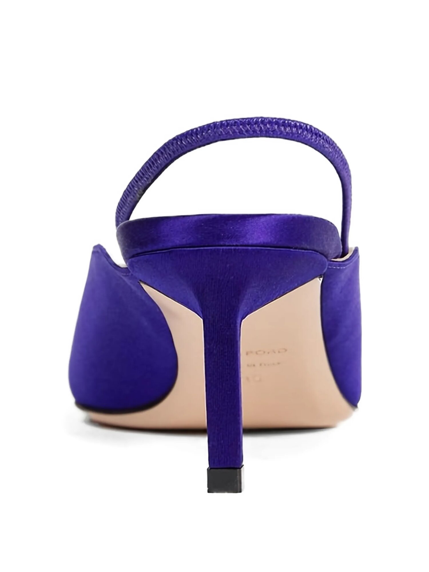 Туфли Tom Ford Satin slingback pumps, размер 39, purple — фото 1