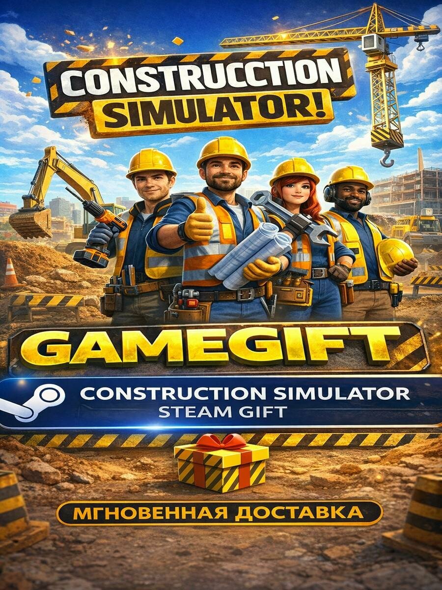 Игра Construction Simulator для STEAM ПК (PC) | Страна активации - Кувейт | Подарком на Ваш аккаунт | Автовыдача