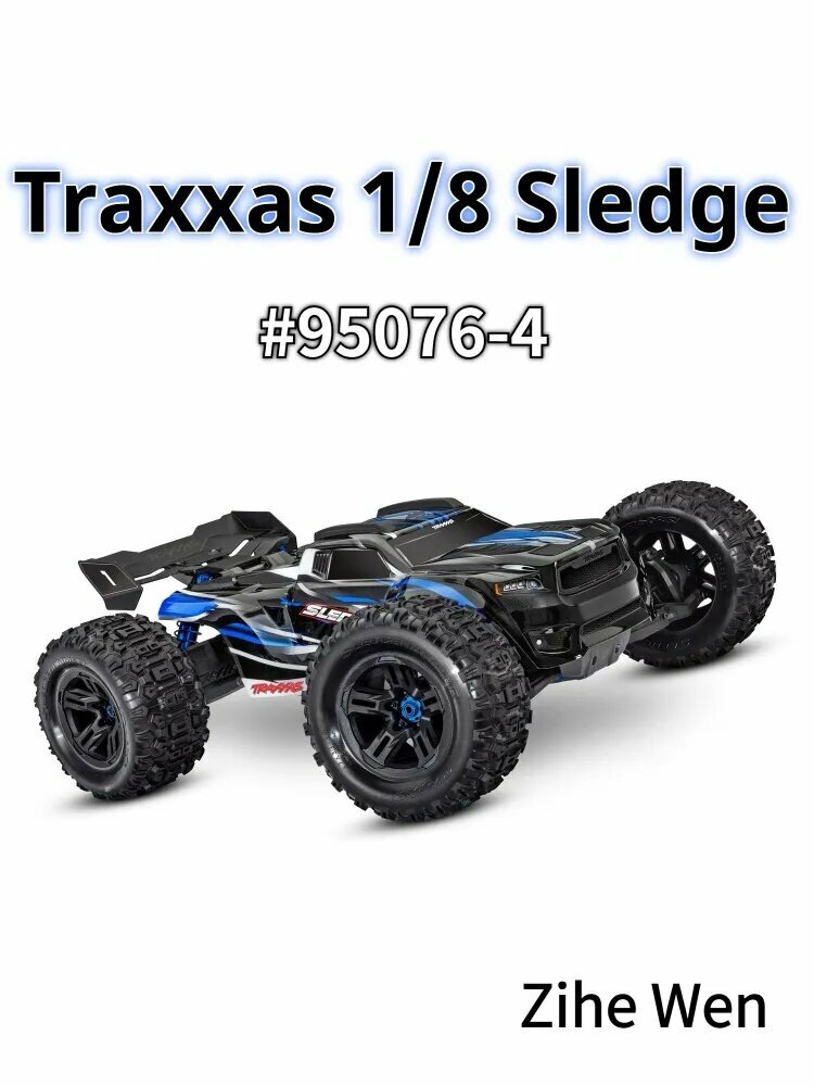 Traxxas Sledge 1:8 VXL-6S, 4WD Радиоуправляемый бесщеточный монстр-трак для гонок, 110km/h, лучший подарок. #95076-4