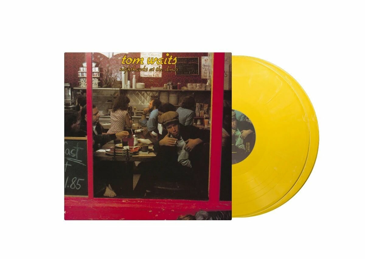 Виниловая пластинка Tom Waits - Nighthawks At The Diner (2LP, Желтый мраморный винил) Limited, 2025