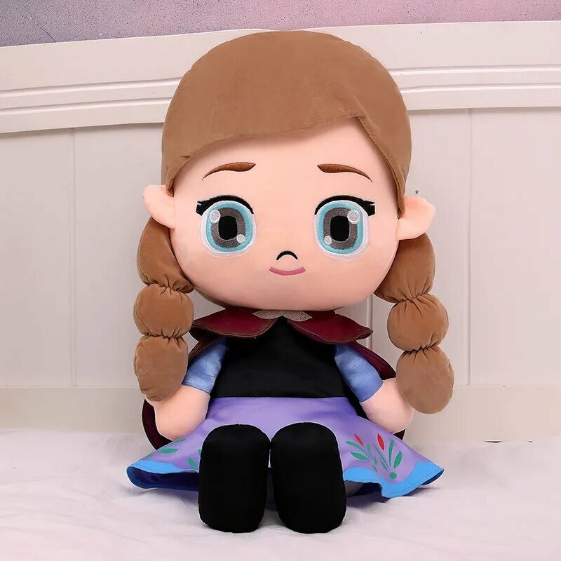 Эльза и Анна из Холодного сердца, мягкие куклы-принцессы Disney, Олаф, подарок для девочек