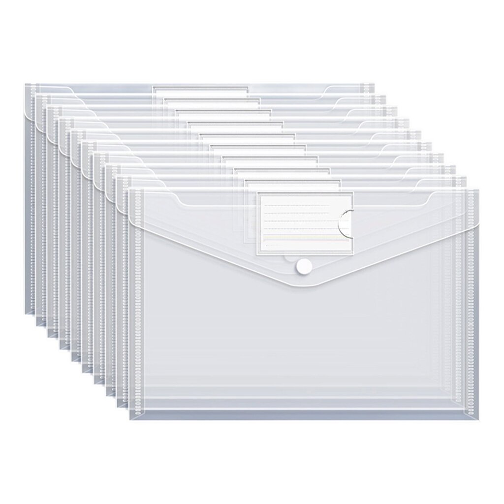 Полипропиленовые пакеты для папок с усиленными Уплотнителями-органайзерами для защиты документов