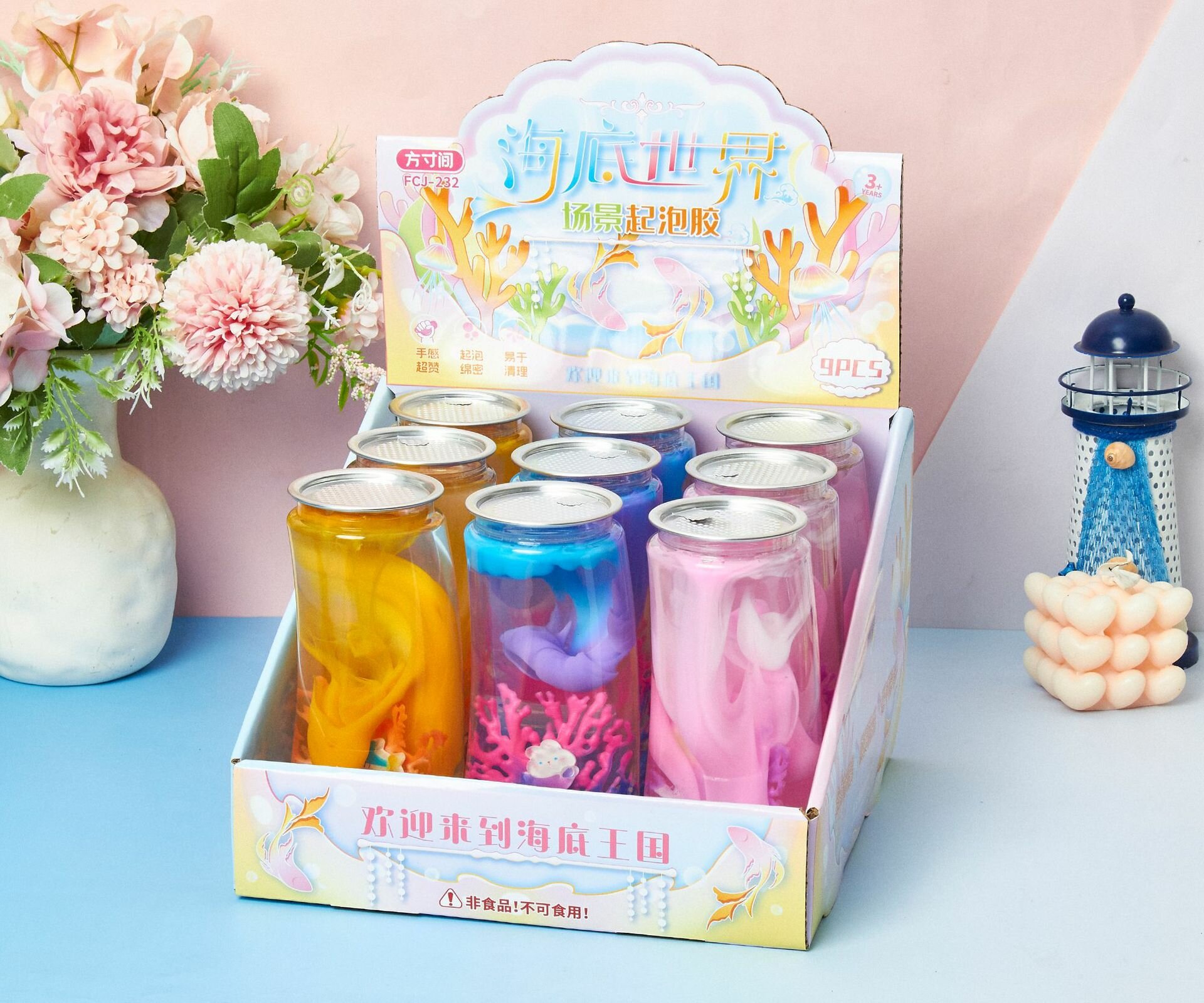 Новый слайм с пузырьками в виде винограда для детей, безопасный нелипкий слайм, кристальная грязь, игрушка для снятия стресса