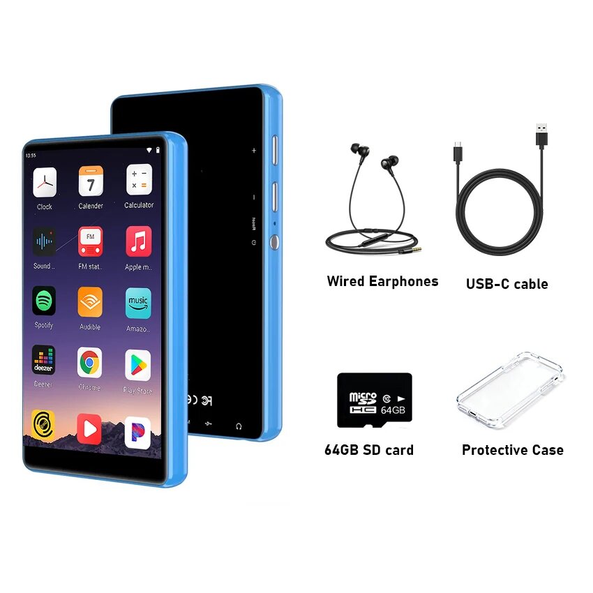 Leyuee B402 Pro MP3-плеер 80 ГБ B402 Pro with 64GB