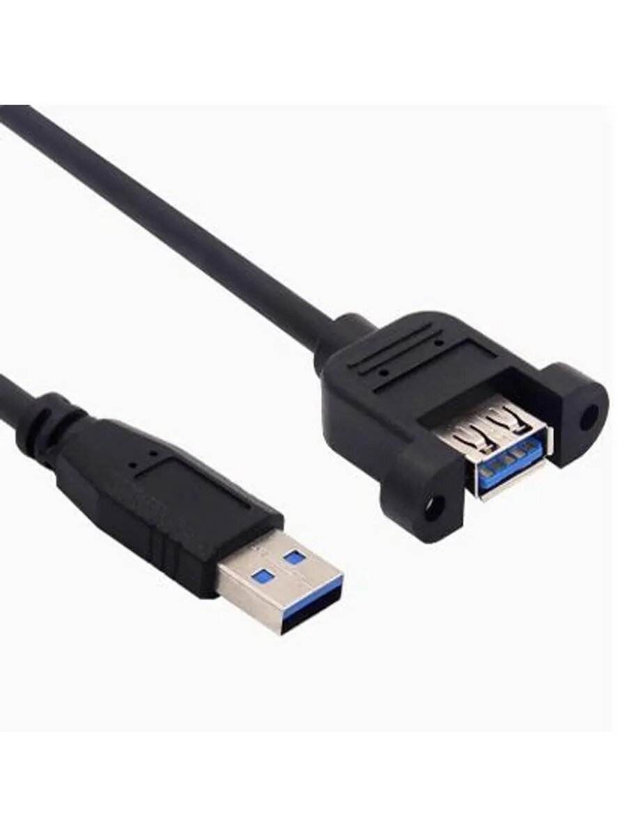 Удлинитель USB 3.0 папа-мама (прямой 0.3м)