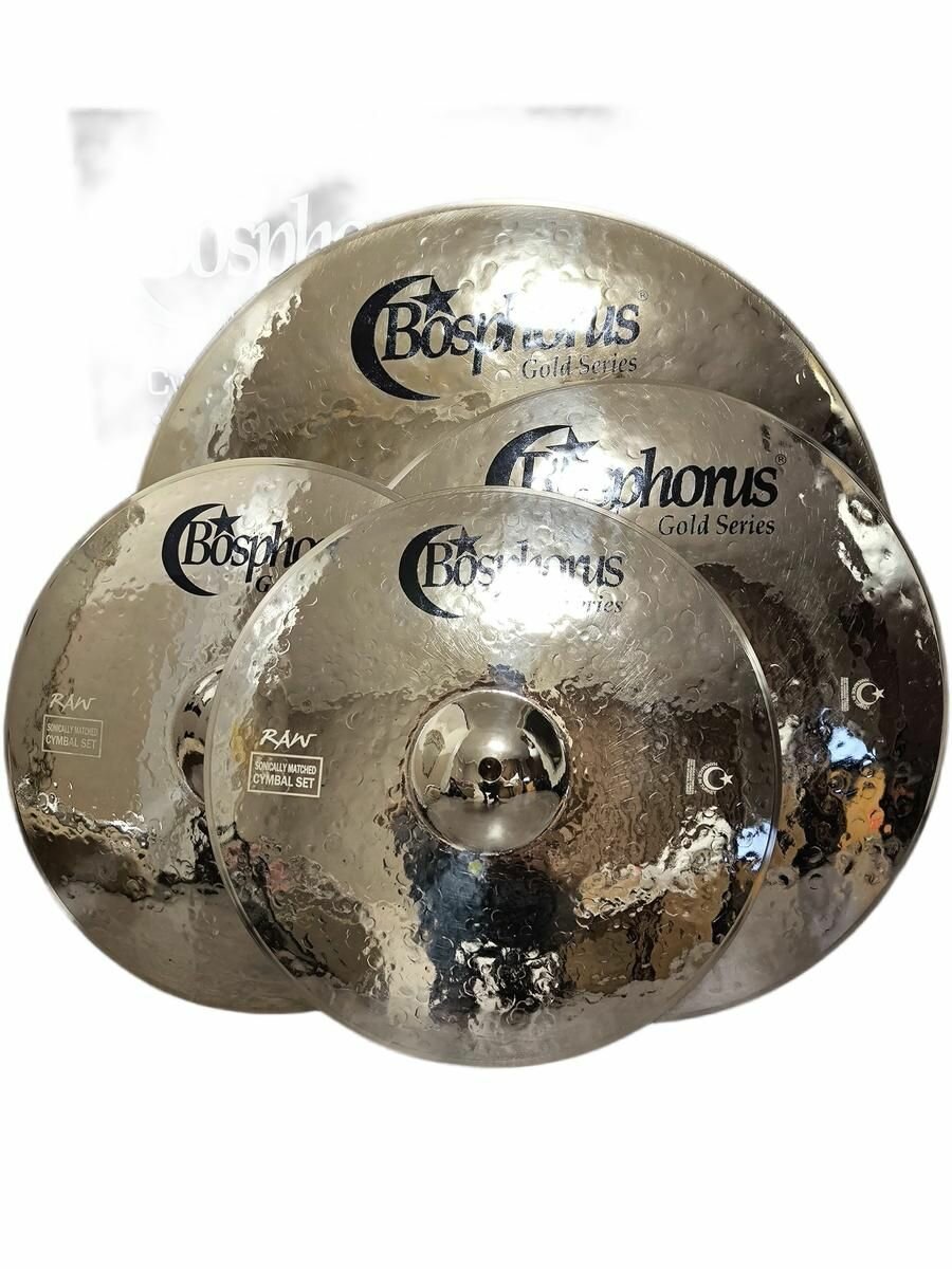 Набор тарелок для барабанов Bosphorus Gold Raw Box Set (14+16+20)