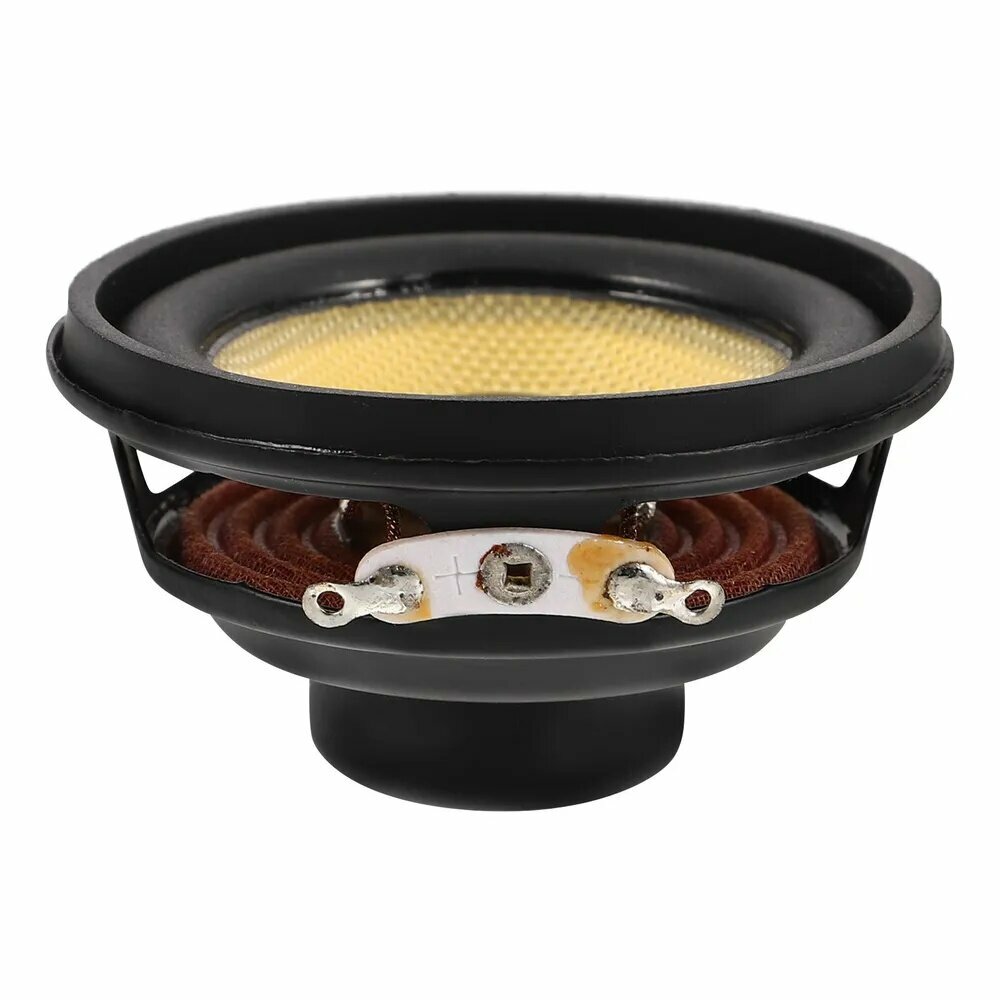 Круглый полночастотный динамик 2 дюйма из металла и резины для домашней аудиосистемы