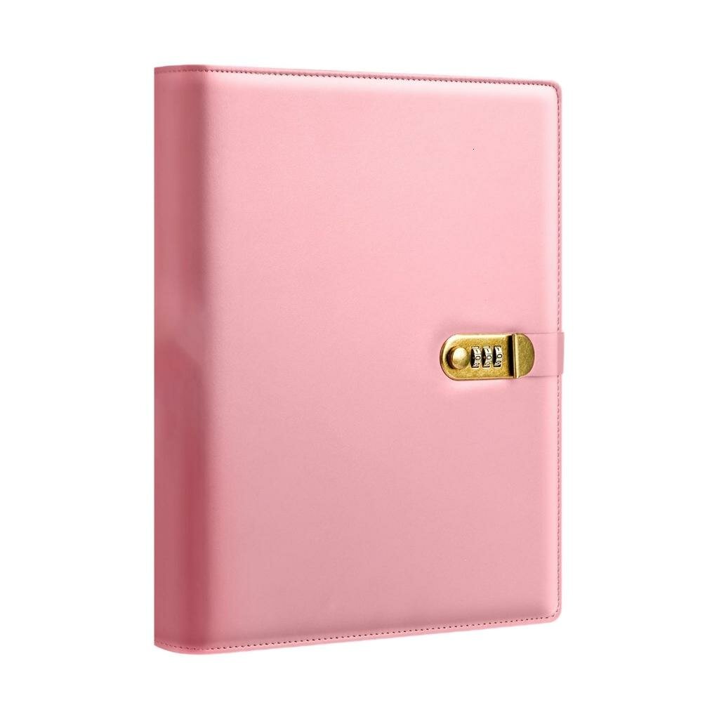 Многослойный файл для документов с замком, Розовый