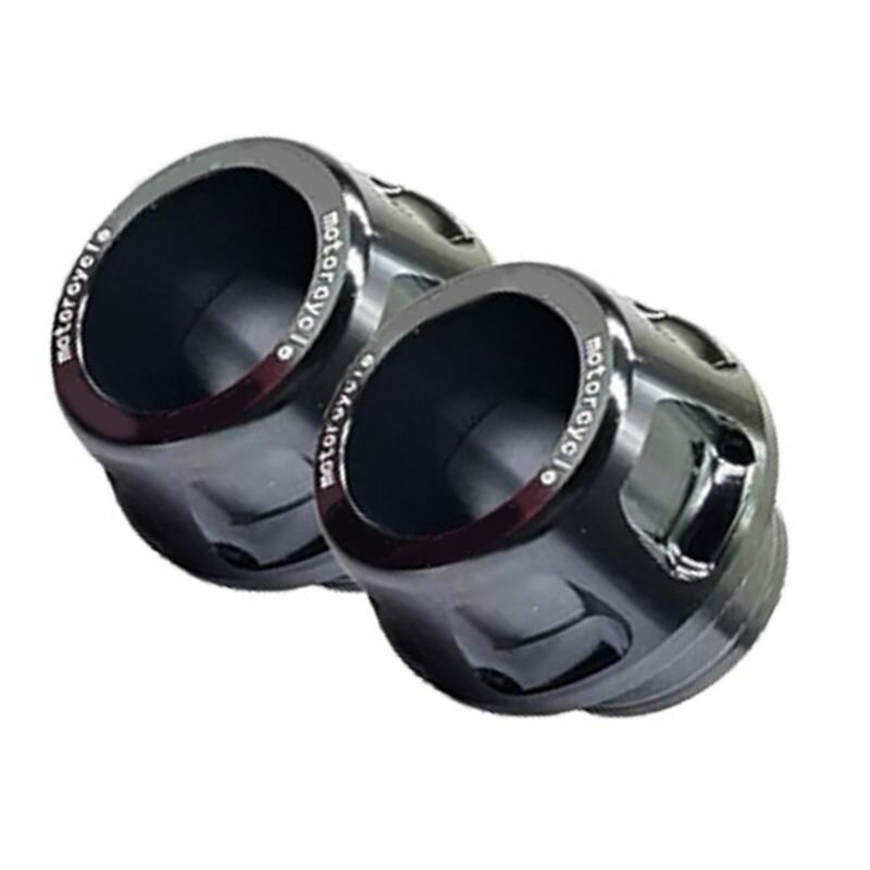 Передняя вилка из алюминиевого сплава с ЧПУ для мотоцикла против падения-черный