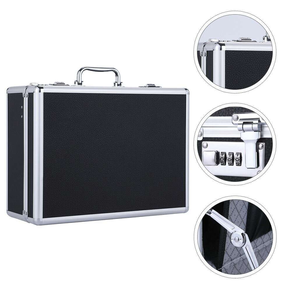1 Штука Чемодан Для Парикмахерских Инструментов, Из Pu-Пластика, Для Хранения