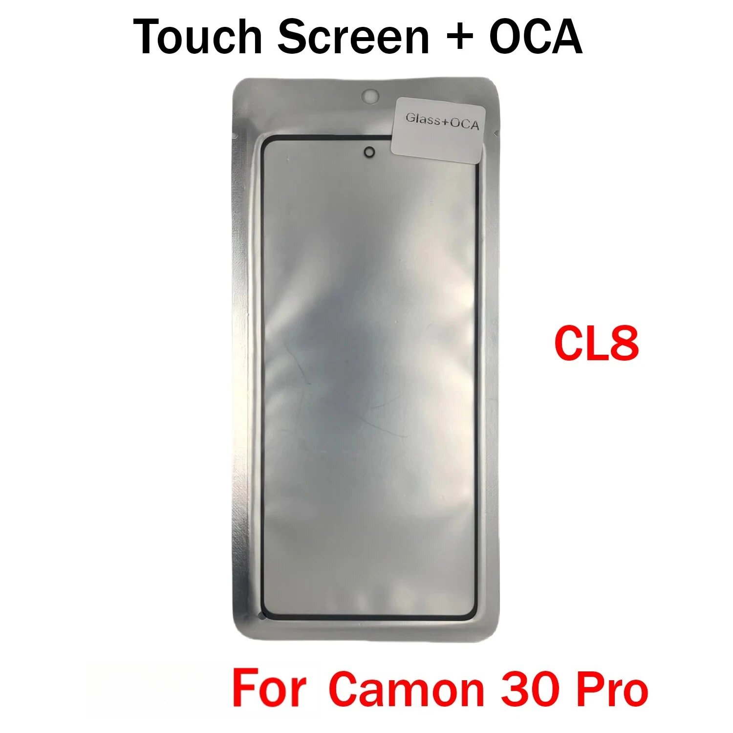 Для Tecno Camon 11 12 15 16 17 17P 18 18i 18P 18T 19 20 30 Pro Premier Air Neo сенсорный экран переднее стекло + OCA For Camon 30 Pro CL8