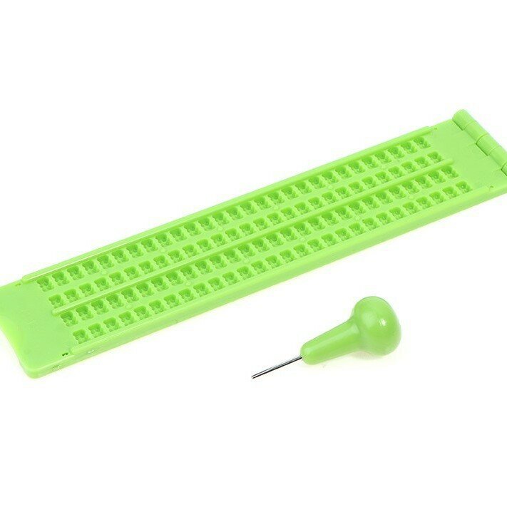 4 линии 28 квадратов/9 линий 30 квадратов/27 линий 30 квадратов доска для письма Брайля/учебные материалы по Брайлю с ручкой для практики Брайля