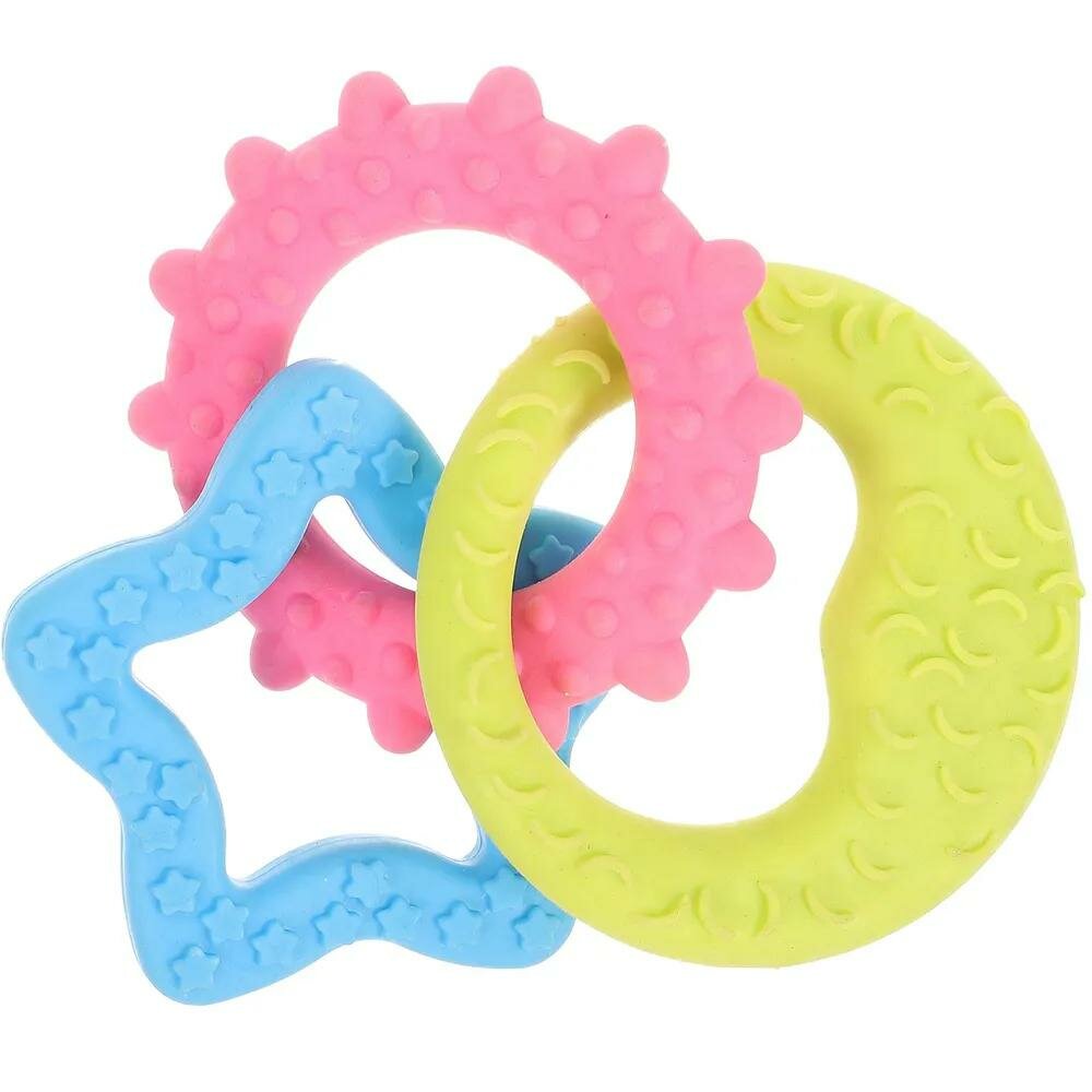 Набор игрушек для животных Jack&King Грызаки, для собак, резина, 3 шт