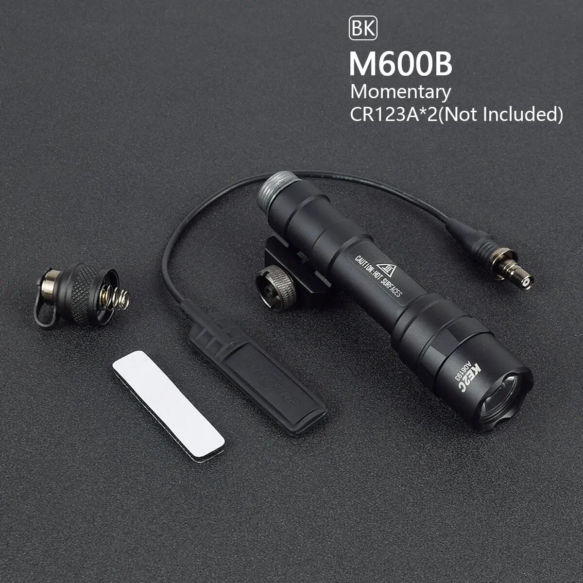 Тактический фонарь BK M600B Momentary, черный