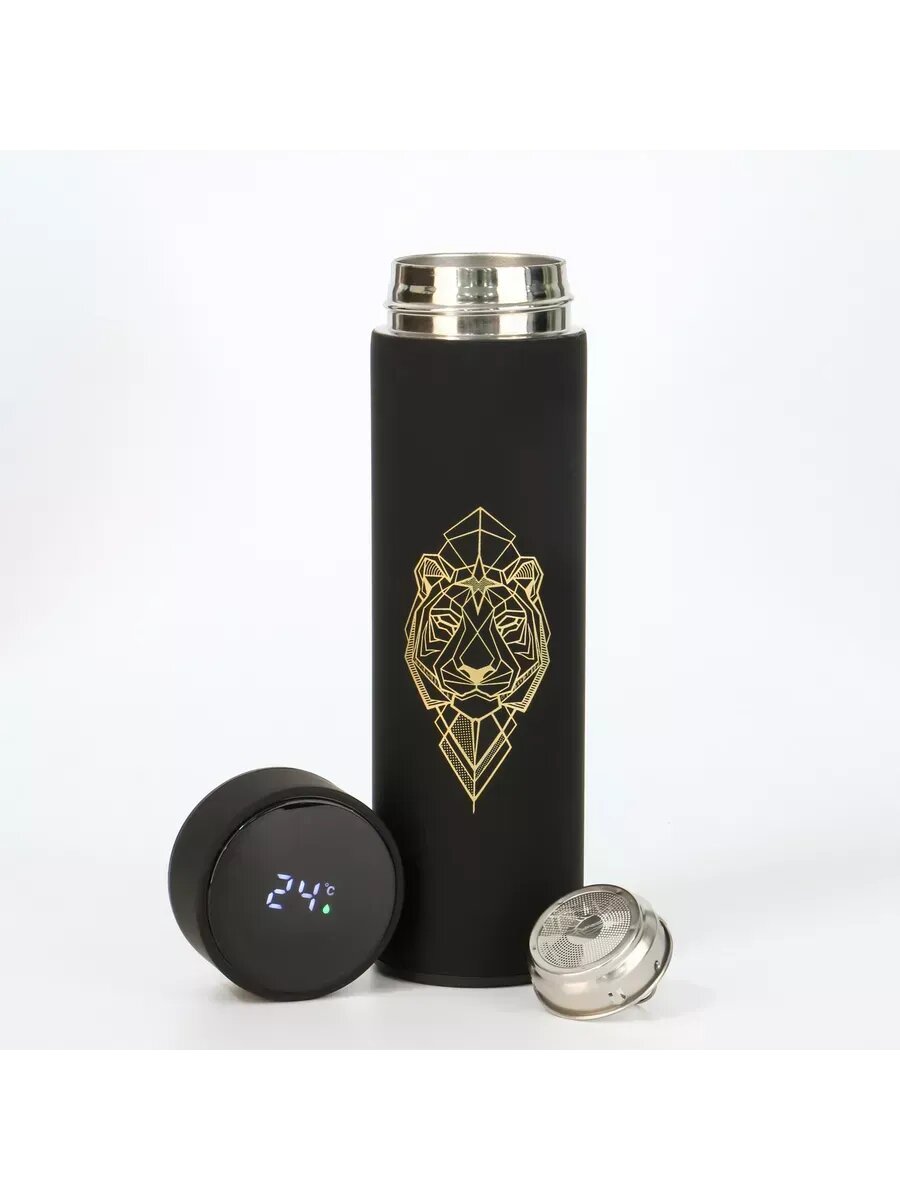 Термос, 500 мл, Basic "Тигр", сохраняет тепло 10 ч