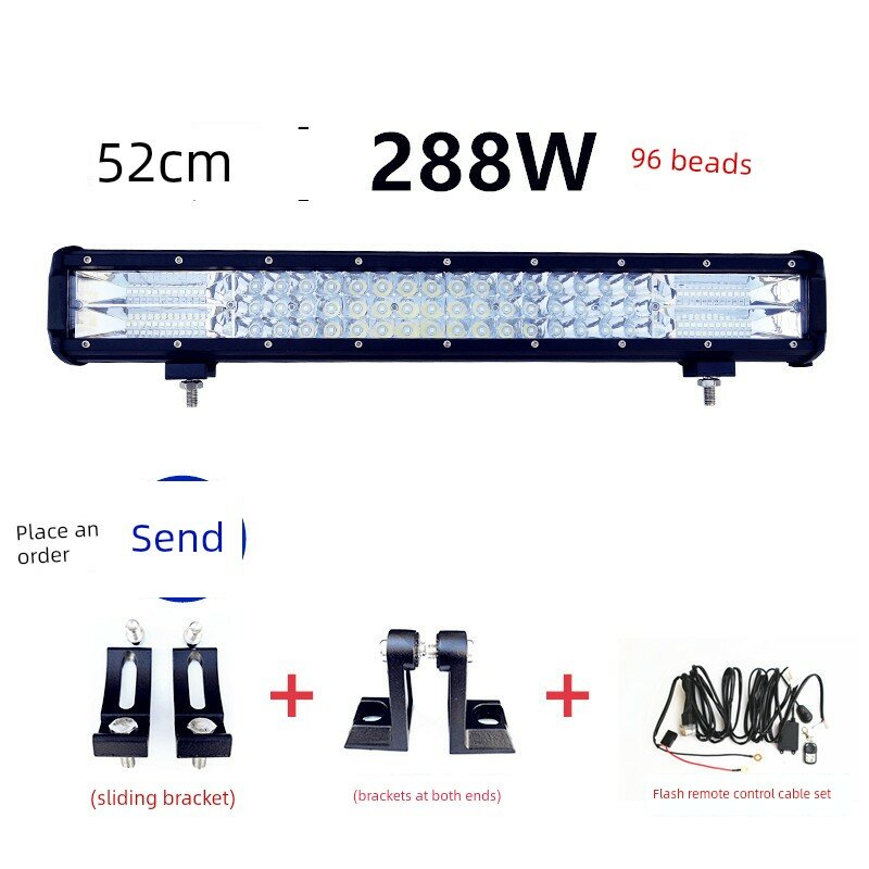 Светодиодные прожекторы для автомобиля 12В 24В, универсальные, для модификации решетки радиатора грузовика,