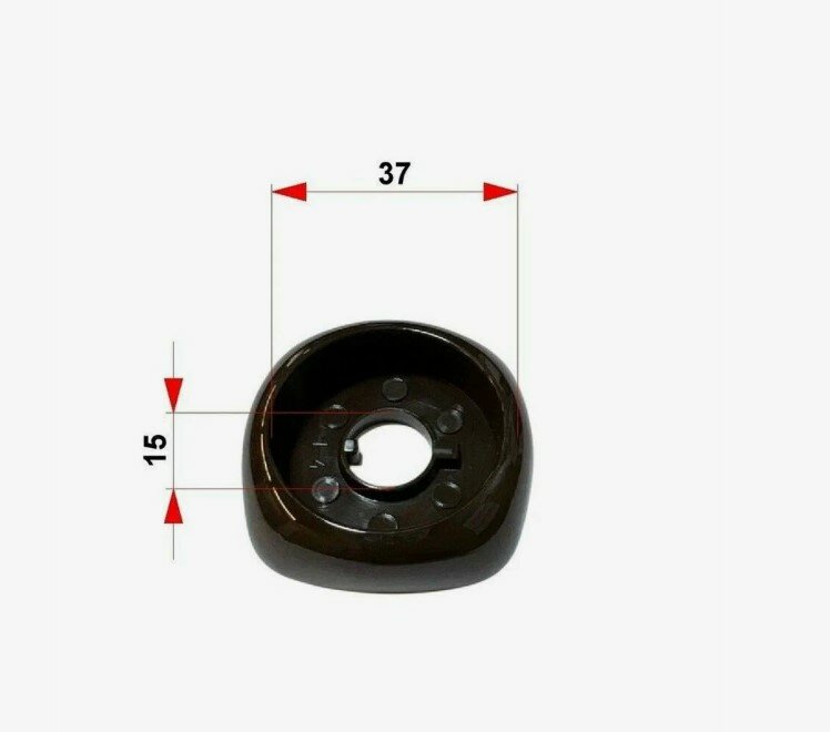 Лимб ручки Gefest 1500.00.0.166-01, для газовой плиты, черный