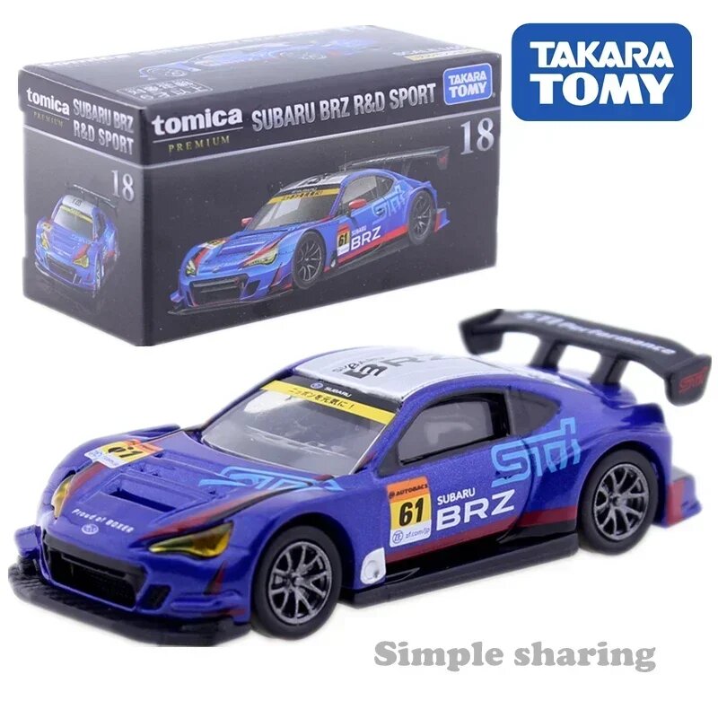 Tomica Subaru BRZ R&D Sport TP18, темно-синий