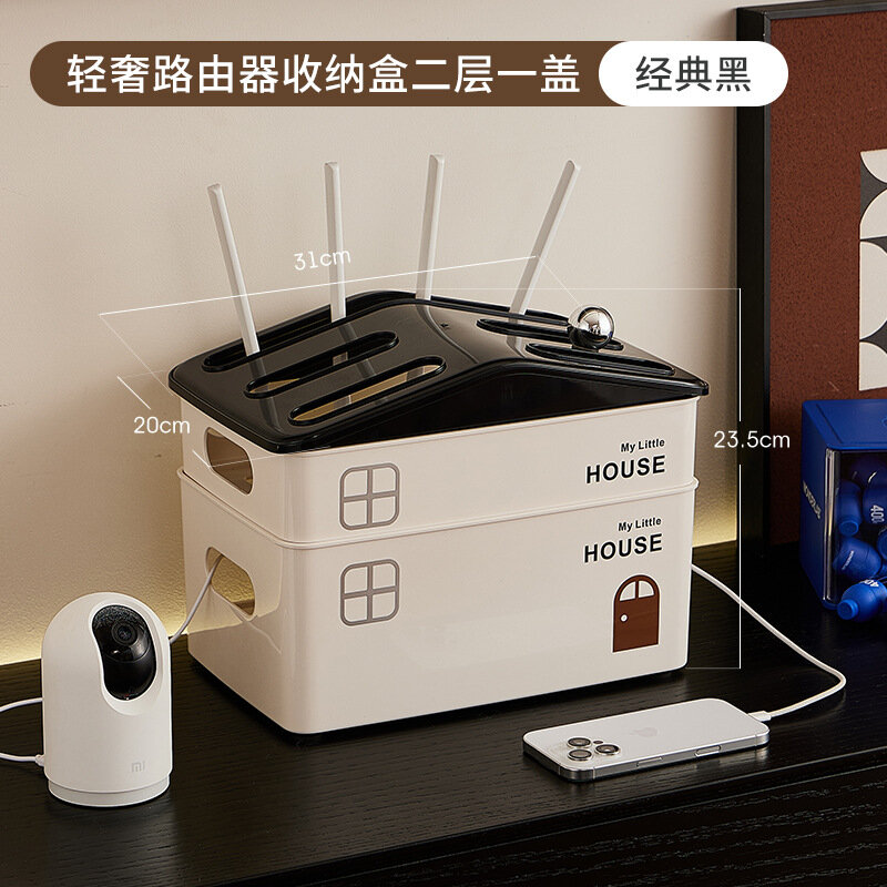 Маленький домашний оптический модем роутер, коробка для хранения, высококачественная полка для телевизора в гостиной, органайзер для розеток и проводов, беспроводная коробка