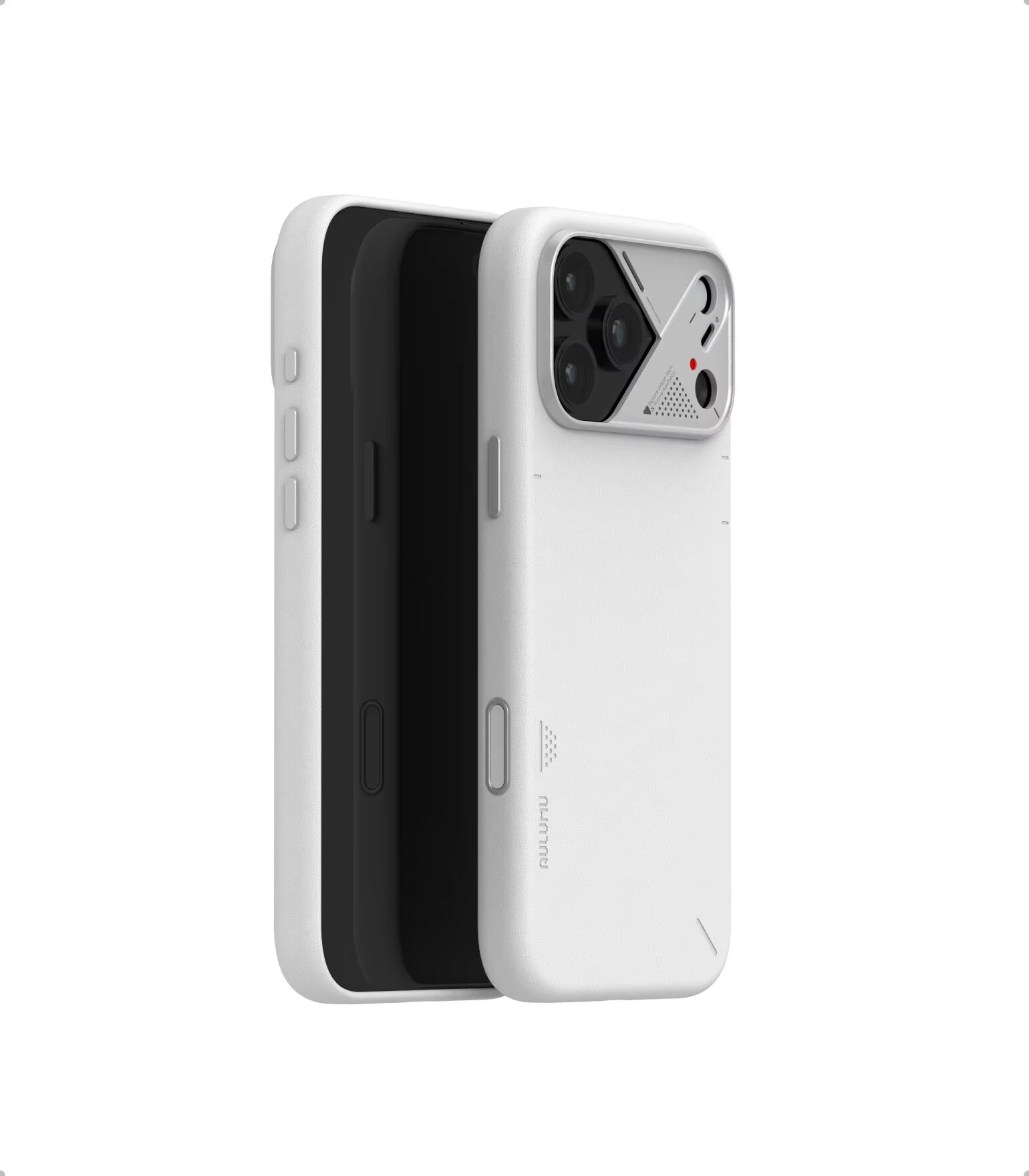 Чехол AULUMU A17 из веганской кожи с магнитным креплением и теплоотводом для For iPhone17 Pro, White