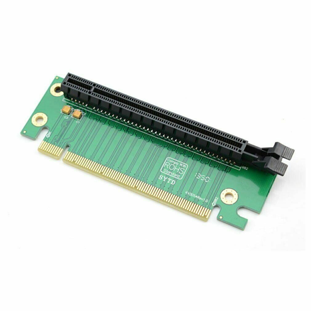 Карта Адаптера PCI-E PCI Express 16X 90 Градусов Для Компьютерного Корпуса Высотой 2U