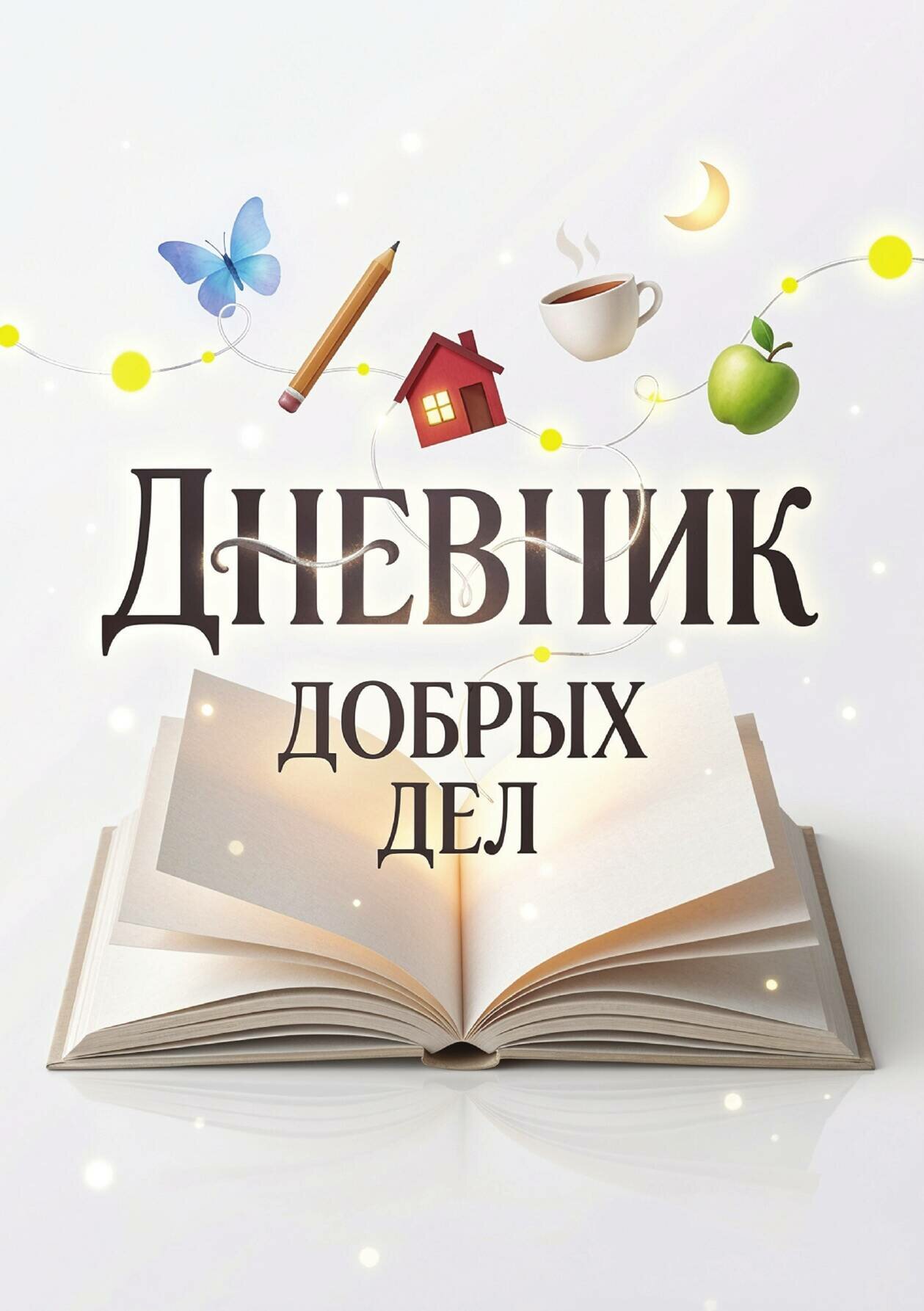 Дневник добрых дней: Инструмент Психолога для Счастья, дизайн "Метранпаж". 100 страниц недатированный А5, разлинованный