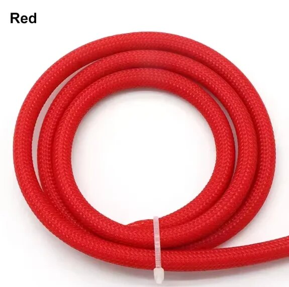 Кабельный рукав из нейлона PET, плетеный, 5 м, внутренний диаметр 3-60 мм, огнестойкий, износостойкий, защита для проводов, органайзер для кабелей