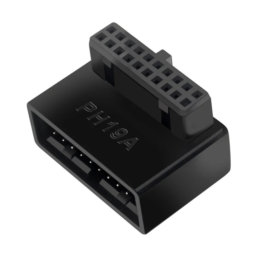 Geris Power USB 3.0 Адаптер-коннектор 90 градусов 19/20 контактов