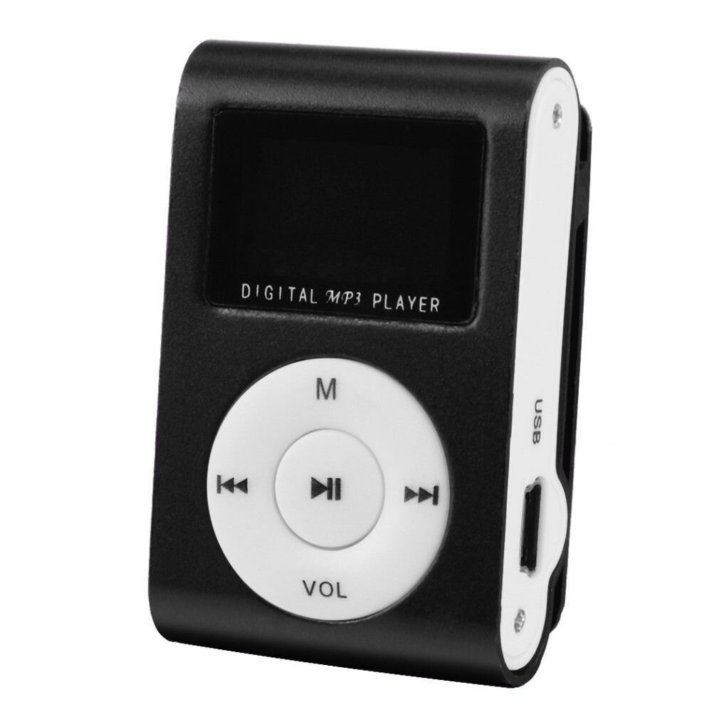 MP3-плеер, черный аудиоплеер