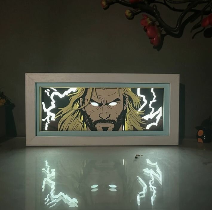 Аниме ночник Тор RGB.Thor персонаж комиксов Marvel