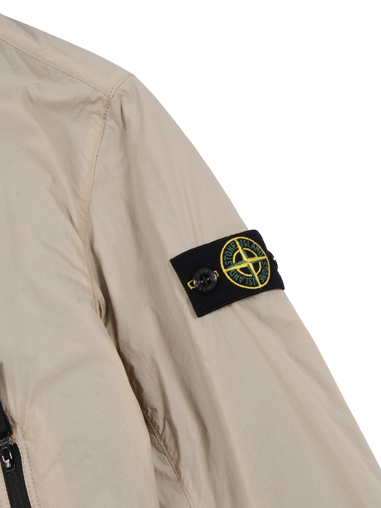 Куртка Stone Island, размер 128, бежевый цветы мелкие — фото 1