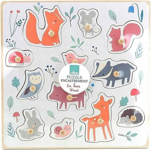 Деревянные игрушки Vilac - Лесные животные - 7100