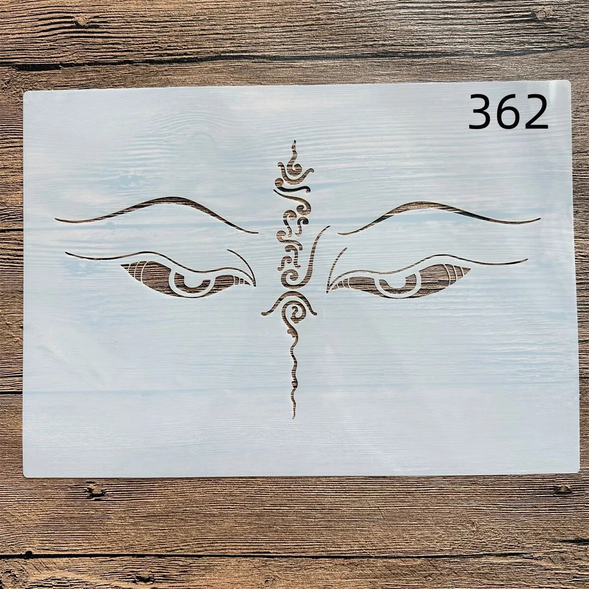 Трафарет для рисования 362, Мандала, 29*21 см