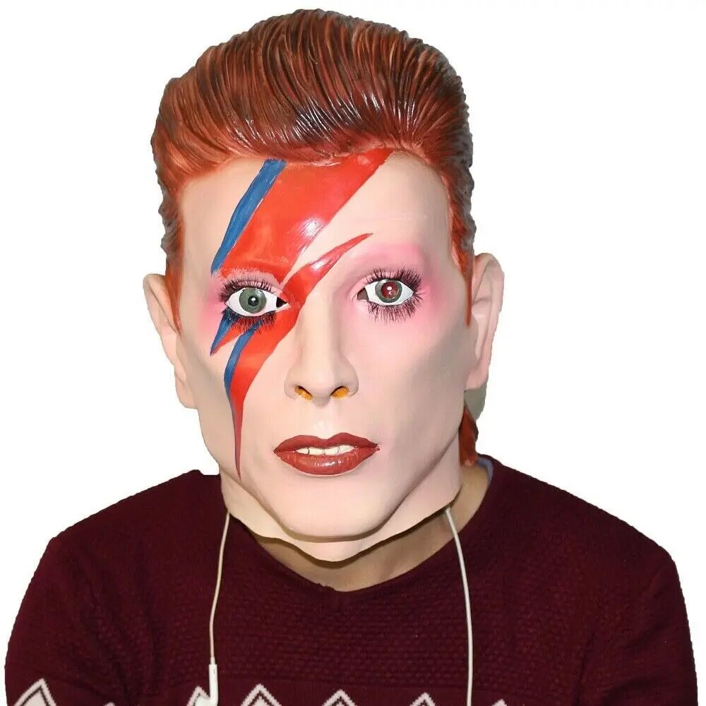 Белая маска для косплея Bowie HY-MM-021