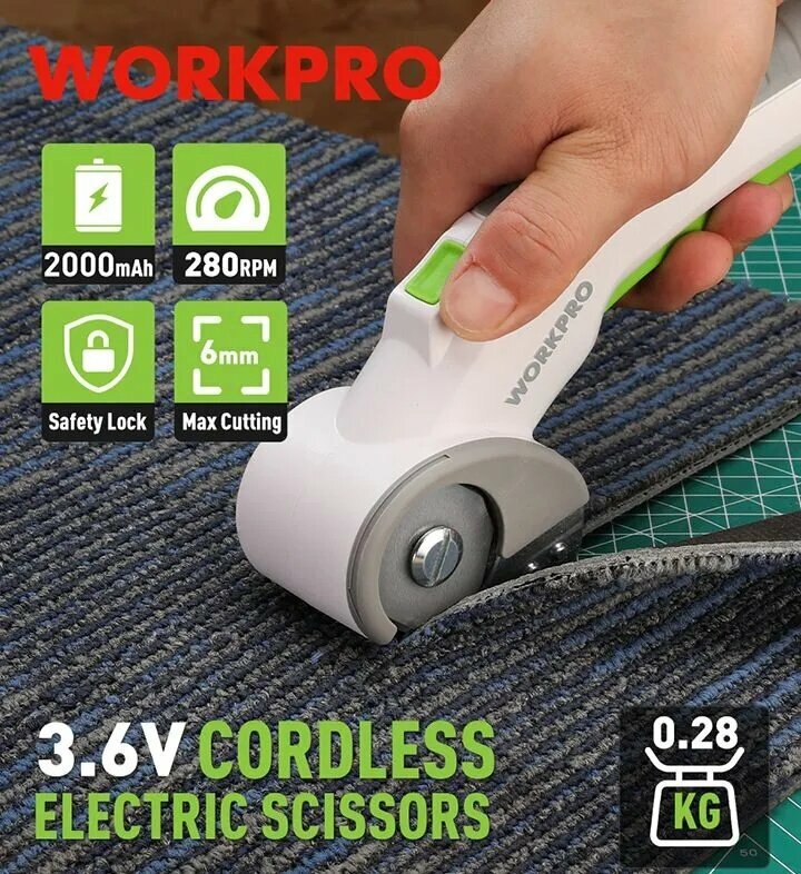 WORKPRO Ножницы портновские 20.5 см, 1 шт.