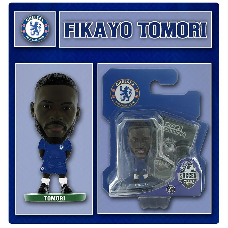 SoccerStarz Фигурки футболистов «Челси» Синий, SOC1408 Tomori