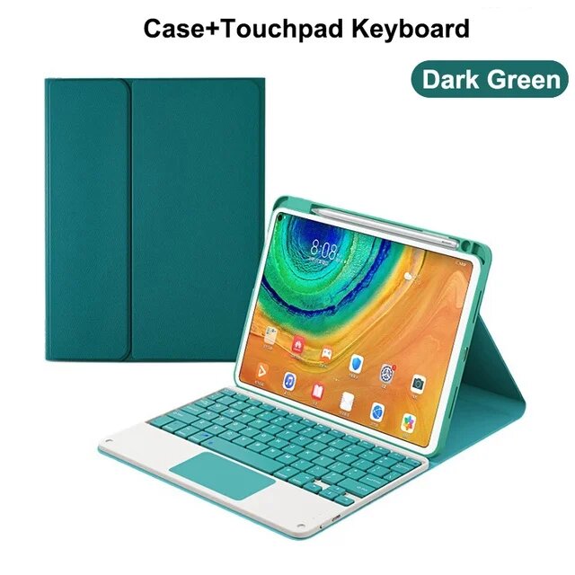 Чехол с Bluetooth-клавиатурой для Honor Pad 10 12,1 дюйма 2025 Tablet 10 12,1 Pad9 HEY2-W09 12,1 дюйма 2023 Чехол с магнитной клавиатурой из искусственной кожи