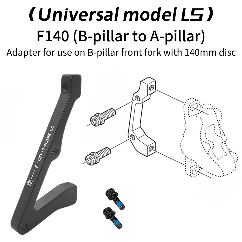Адаптер крепления суппорта дискового тормоза NUTT IS PM 140 мм 160 мм 180 мм 203 мм Y-5 A5-D S5 MTB Bike E Scooter Винт седла для преобразования ротора